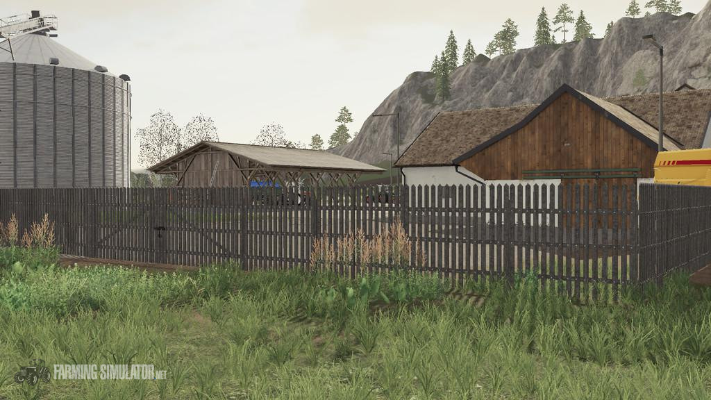 Wooden Gates And Fences v 1.0 - FS19 Objects