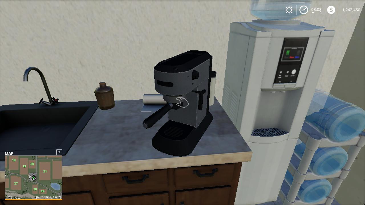 FS19 Coffee Maker v 1.0 - FS19 Objects