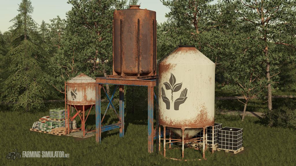 Placeable Refill Tanks v 1.0 - FS19 Objects