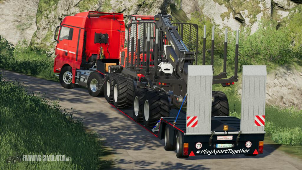 MRF Special Lowloader TLS39 v 1.1 - FS19 Trailers