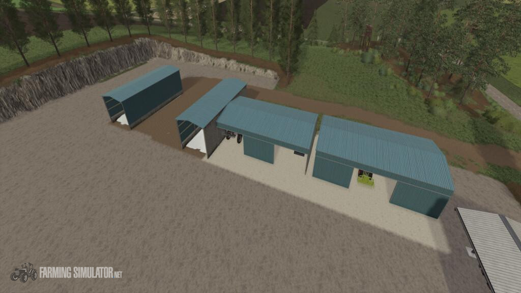 Pack Bunker Silo Covered v 1.0 - FS19 Objects