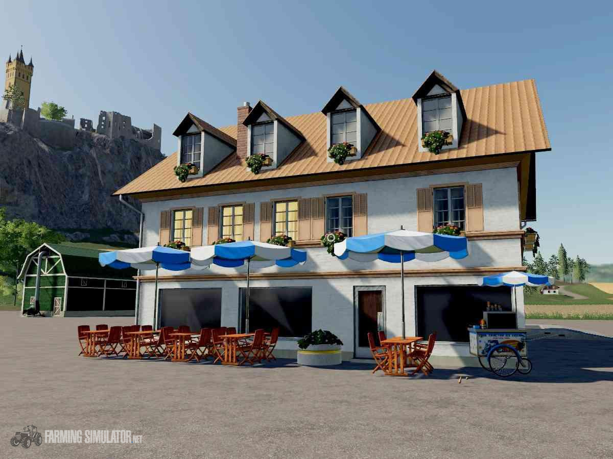 Hotel Restaurant Selling Station v 1.0 - FS19 Objects