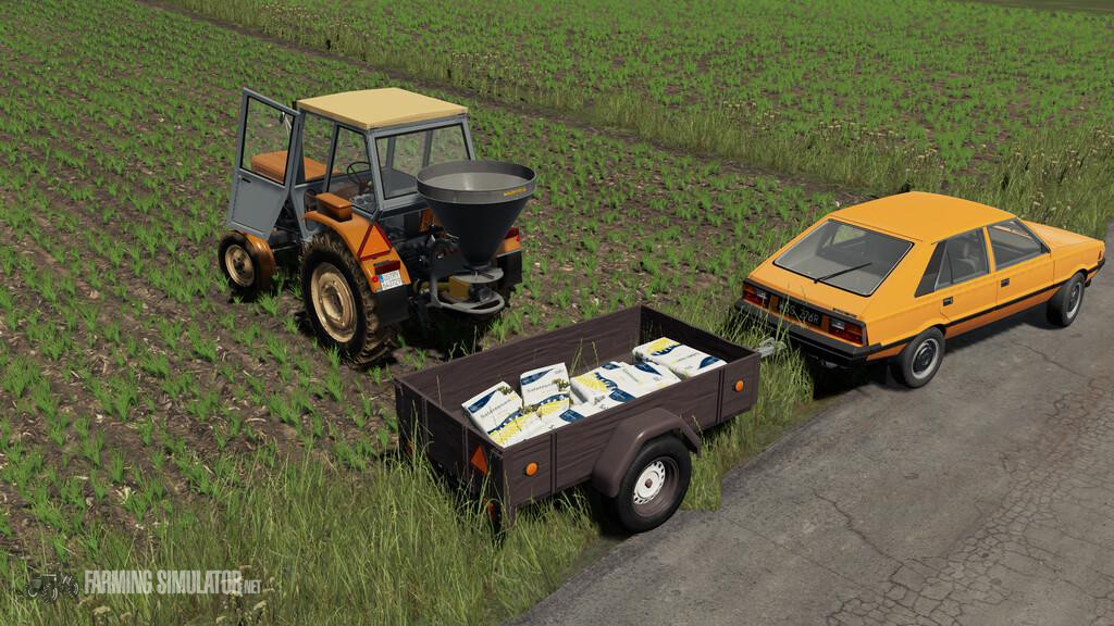 Old Lizard Car Trailer v 1.0 - FS19 Trailers