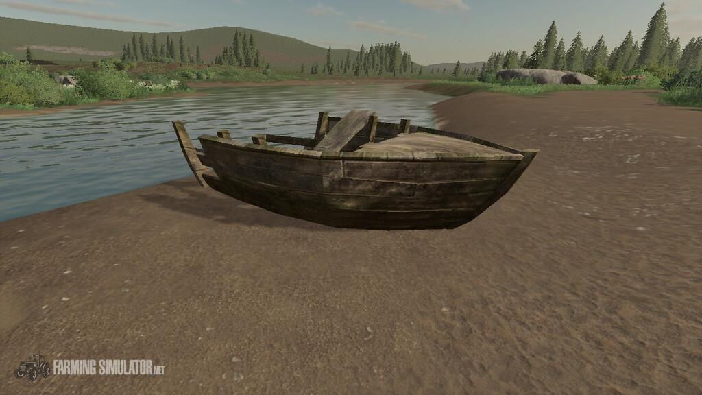 Wrecked Boat (Prefab) v 1.0 - FS19 Objects