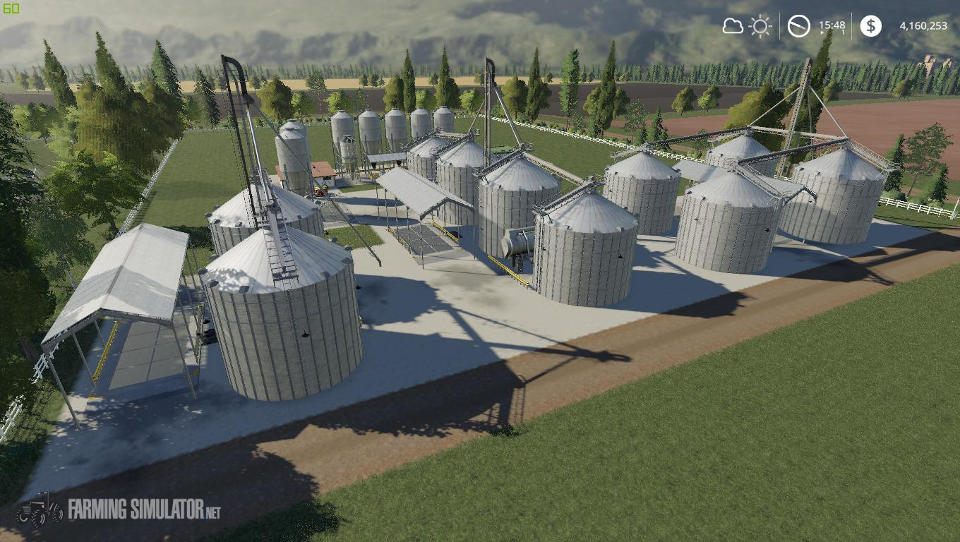 Placeable Silo's and Supplies v 1.0 - FS19 Objects