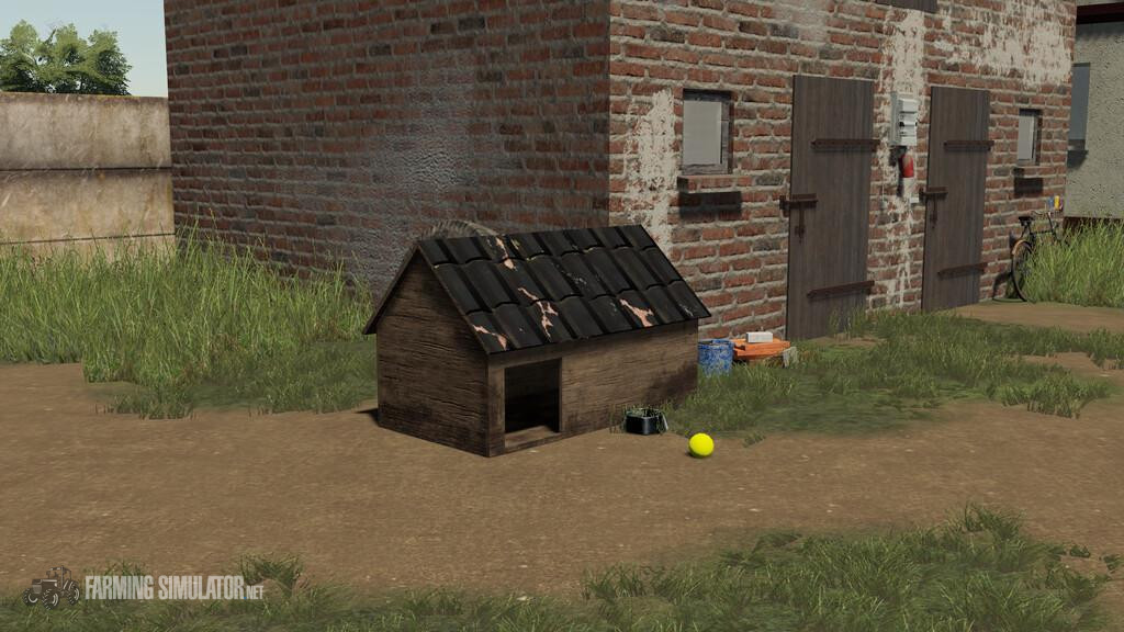 Wooden Dog House v 1.0 - FS19 Objects