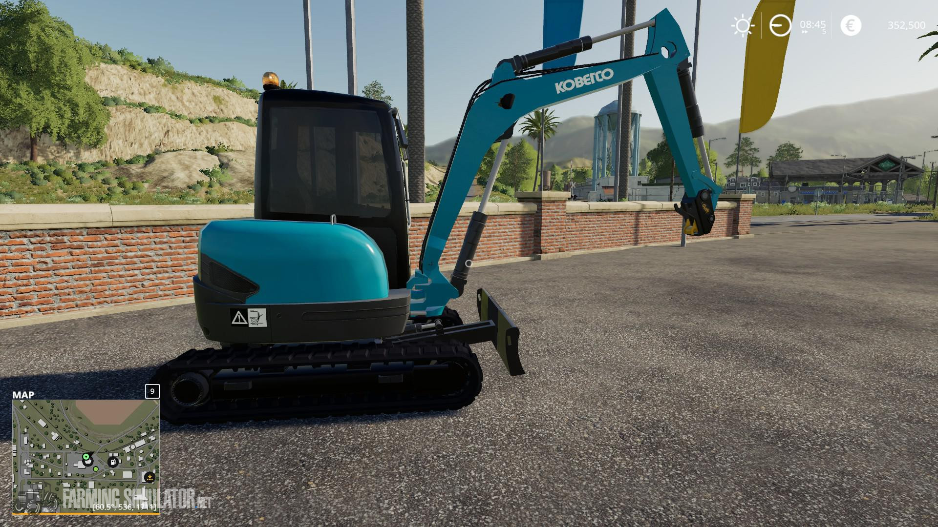 Kobelco Sk28 final - FS19 Forklifts & Excavators