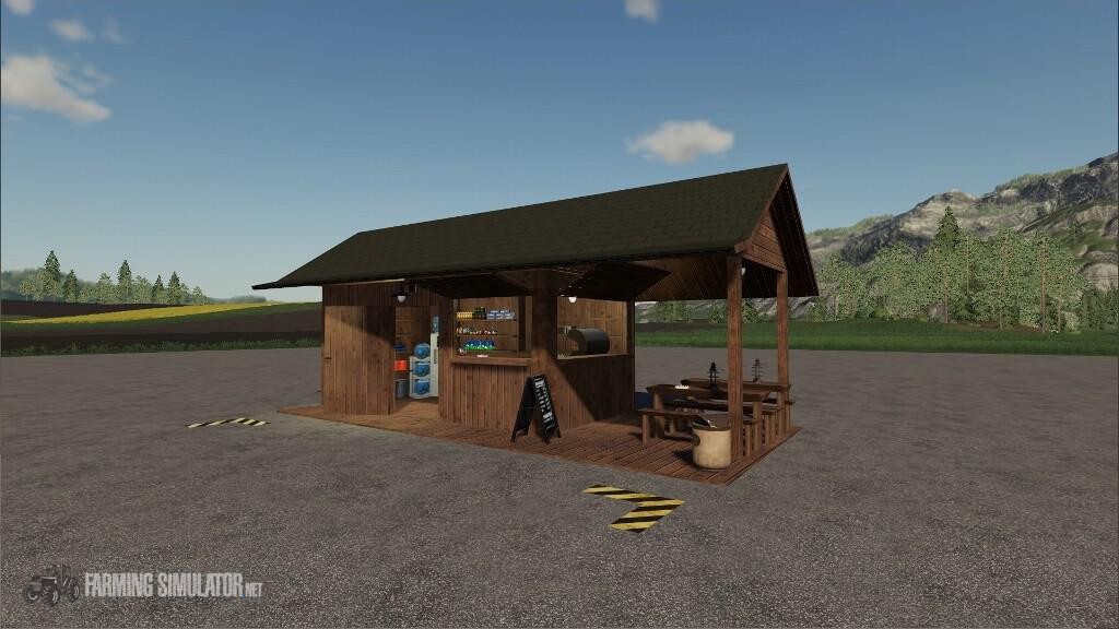 Imbiss Booth v 1.1 - FS19 Objects