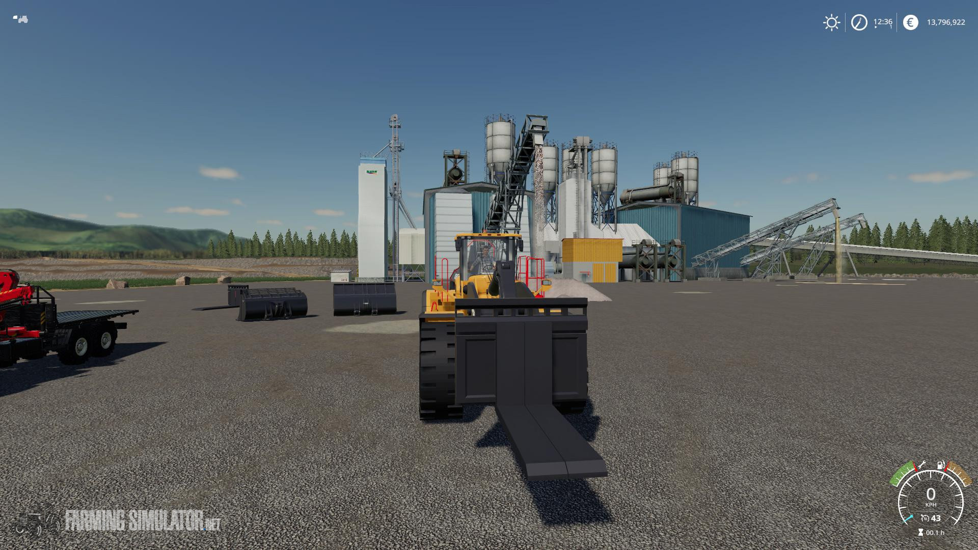 Volvo L-350H Mining Loader + New Tools v 1.1 - FS19 Forklifts & Excavators