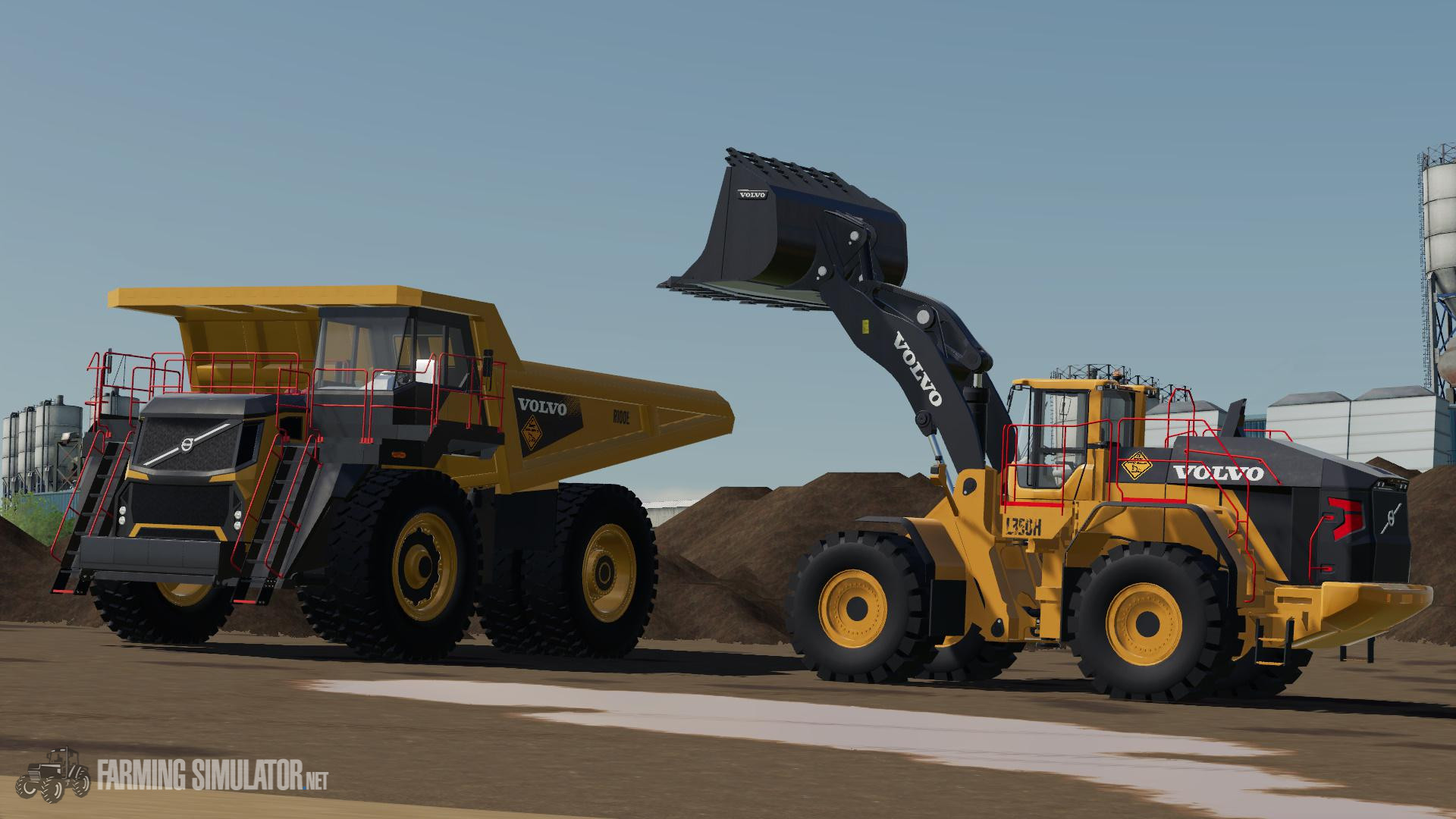 Volvo L-350H Mining Loader v 1.0 - FS19 Forklifts & Excavators