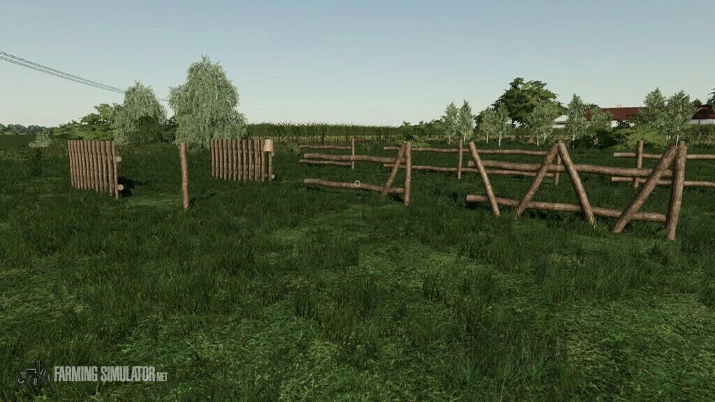 Old Wooden Fence v 1.2 - FS19 Objects