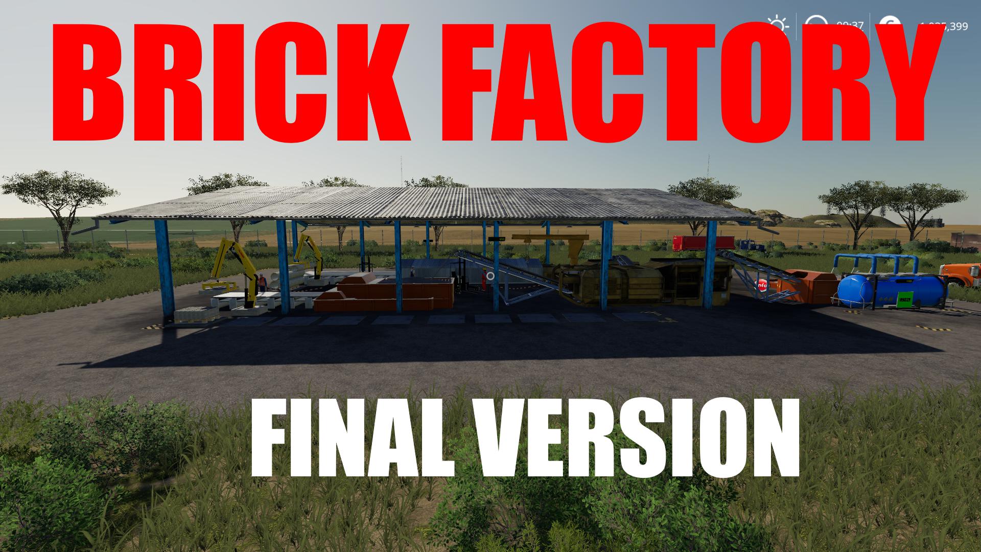 RED BRICK FACTORY Final - FS19 Objects