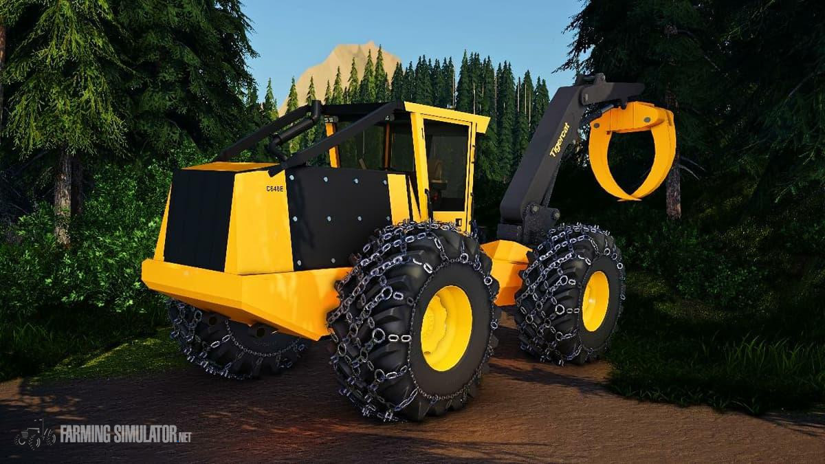 Tigercat C640E Swing Boom v 1.0 - FS19 Forklifts & Excavators