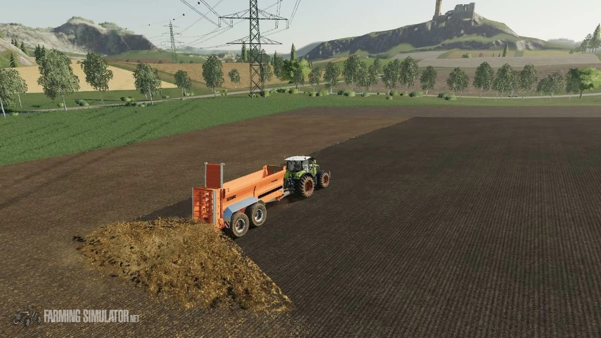 Dezeure manure spreader v 1.0 - FS19 Implements & Tools