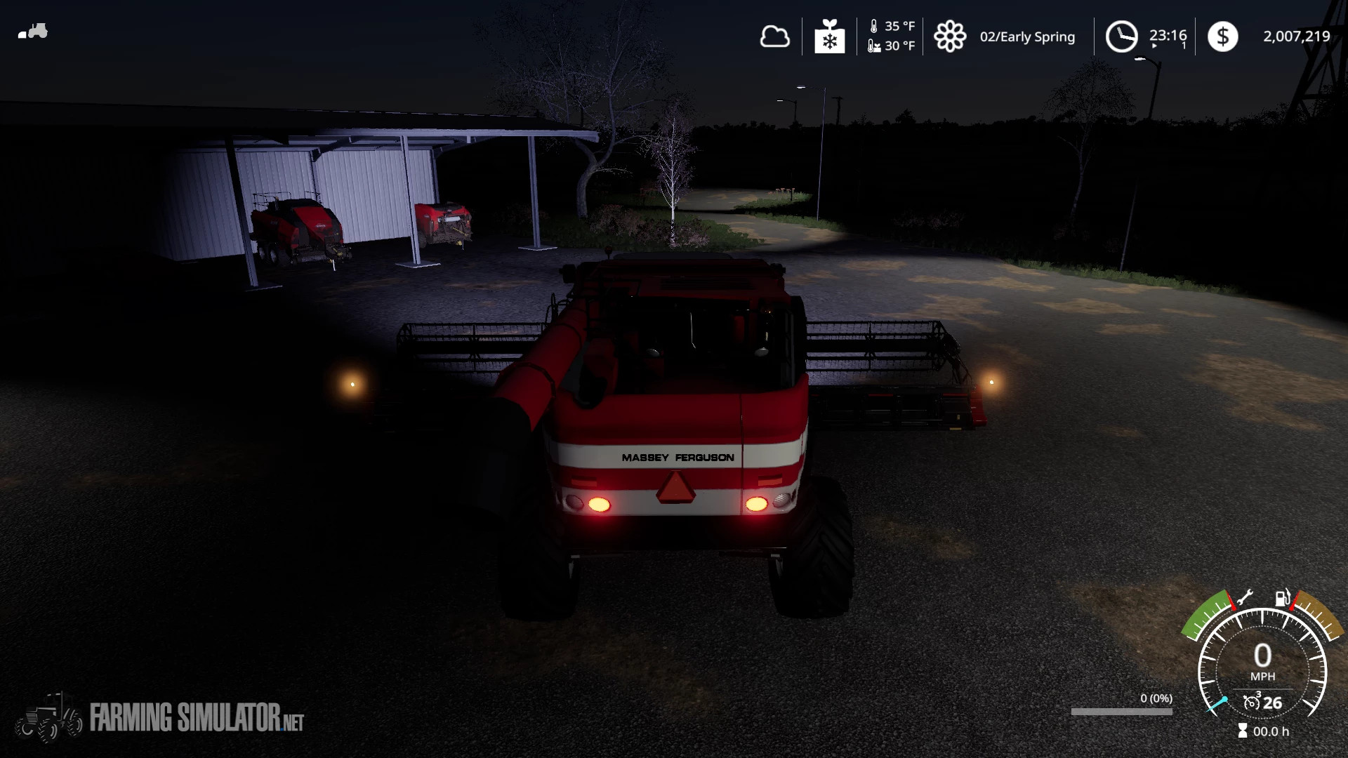 FS19 MF9895 Combine v 1.1 - FS19 Combines