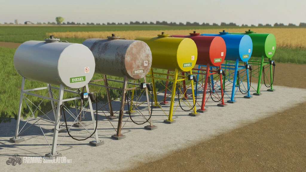 Lizard Diesel Tank 2000 v 1.2 - FS19 Objects