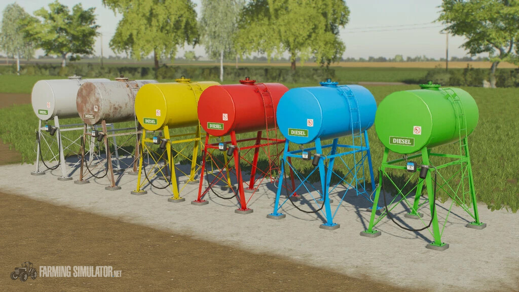 Lizard Diesel Tank 2000 v 1.2 - FS19 Objects