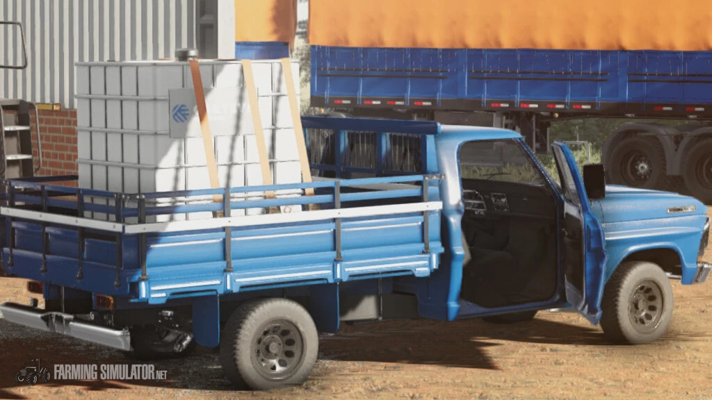 Pickup F-100 1975 And Fuel Tank v 1.0 - FS19 Cars