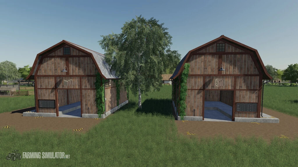 Placeable Bale Barns v 1.0 - FS19 Objects