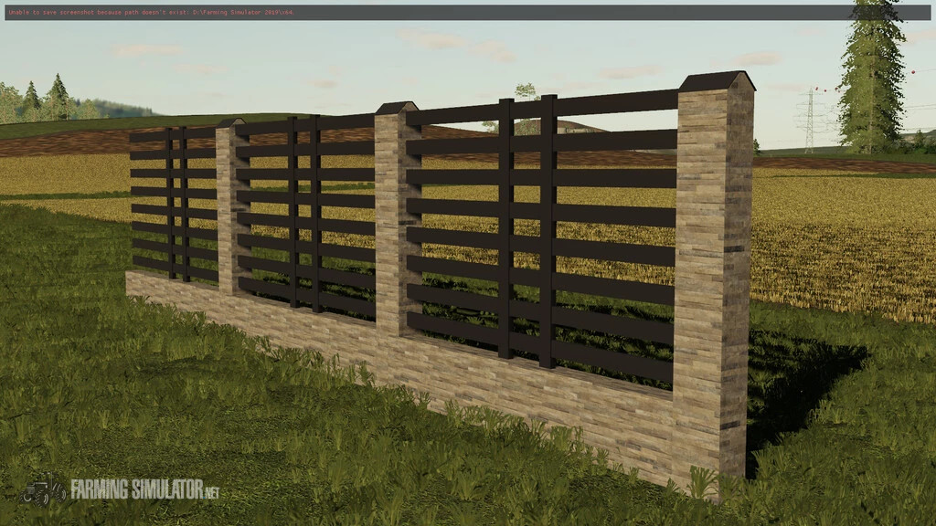 A Pack Of Modern Metal Fences v 1.0 - FS19 Mod Packs