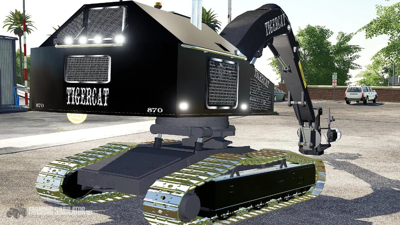 Tigercat 870C Black Edition v 1.0.1.0 - FS19 Forklifts & Excavators