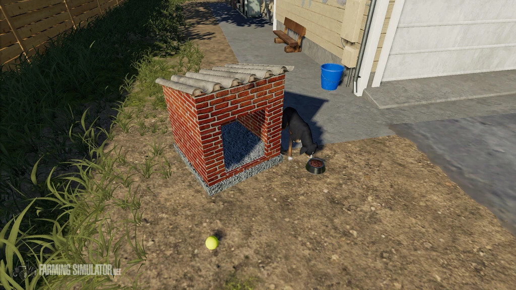Brick House For Dogs v 1.0 - FS19 Objects