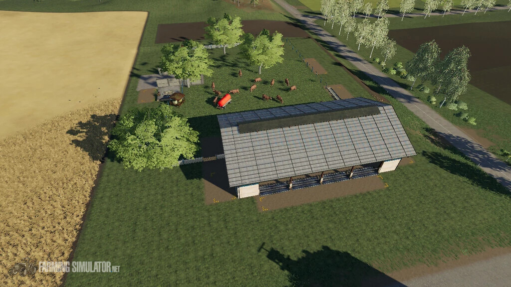 Cow Shed v 1.0.3.0 - FS19 Objects