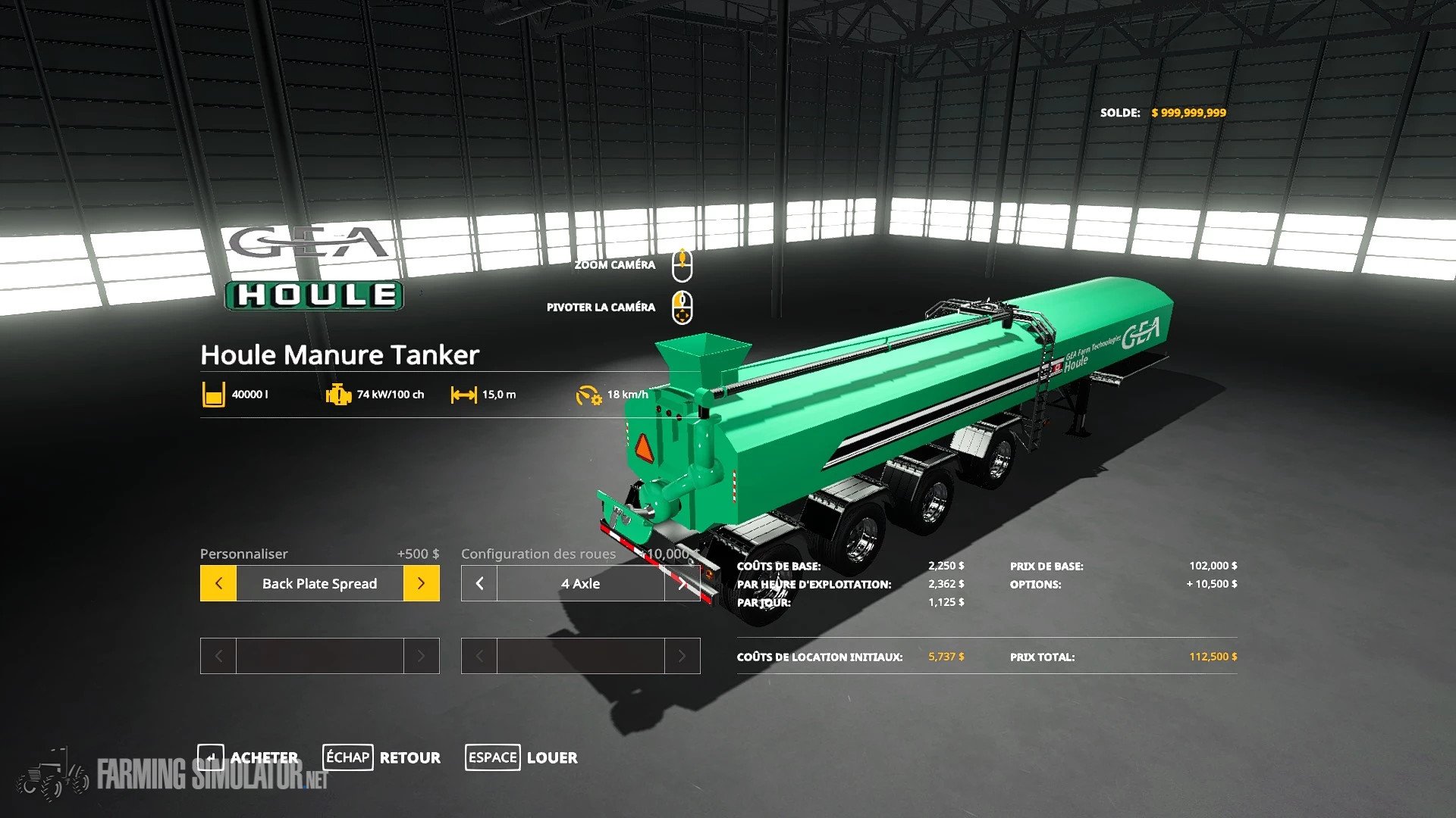 Houle Tanker v 1.0 - FS19 Trailers