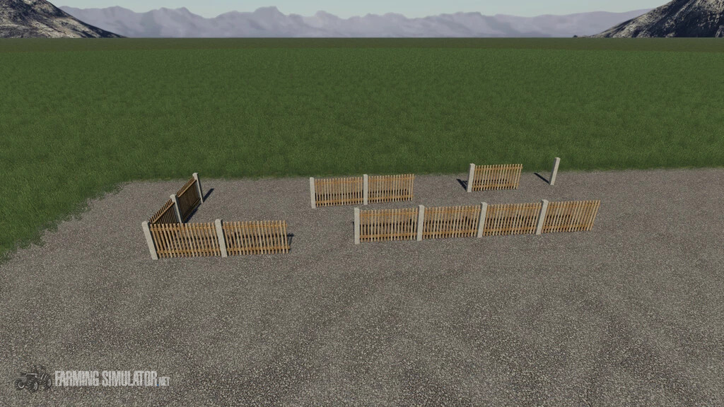 Classic Fence Pack v 1.1 - FS19 Mod Packs