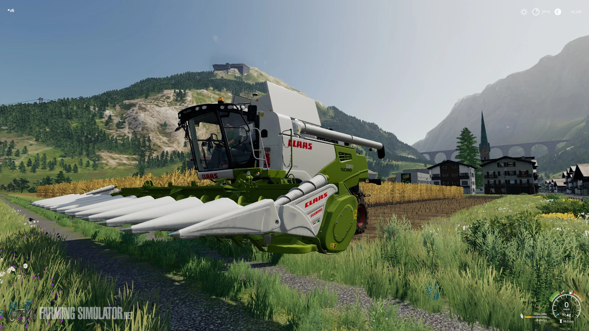 FS19 Claas Diamond 900 v 1.0 - FS19 Combines