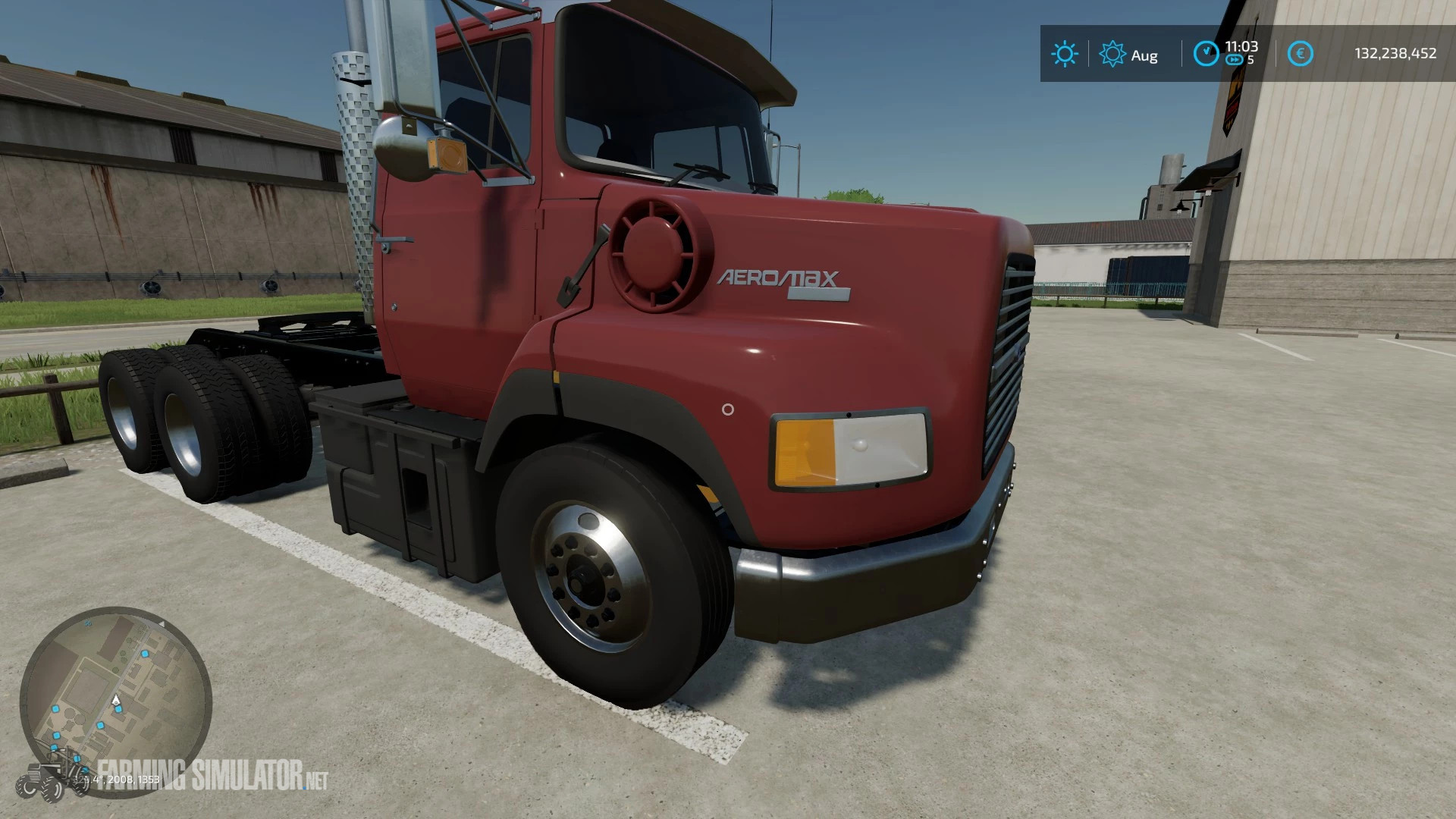 Ford AeroMax L9000 Day Cab v 1.0 - FS22 Trucks