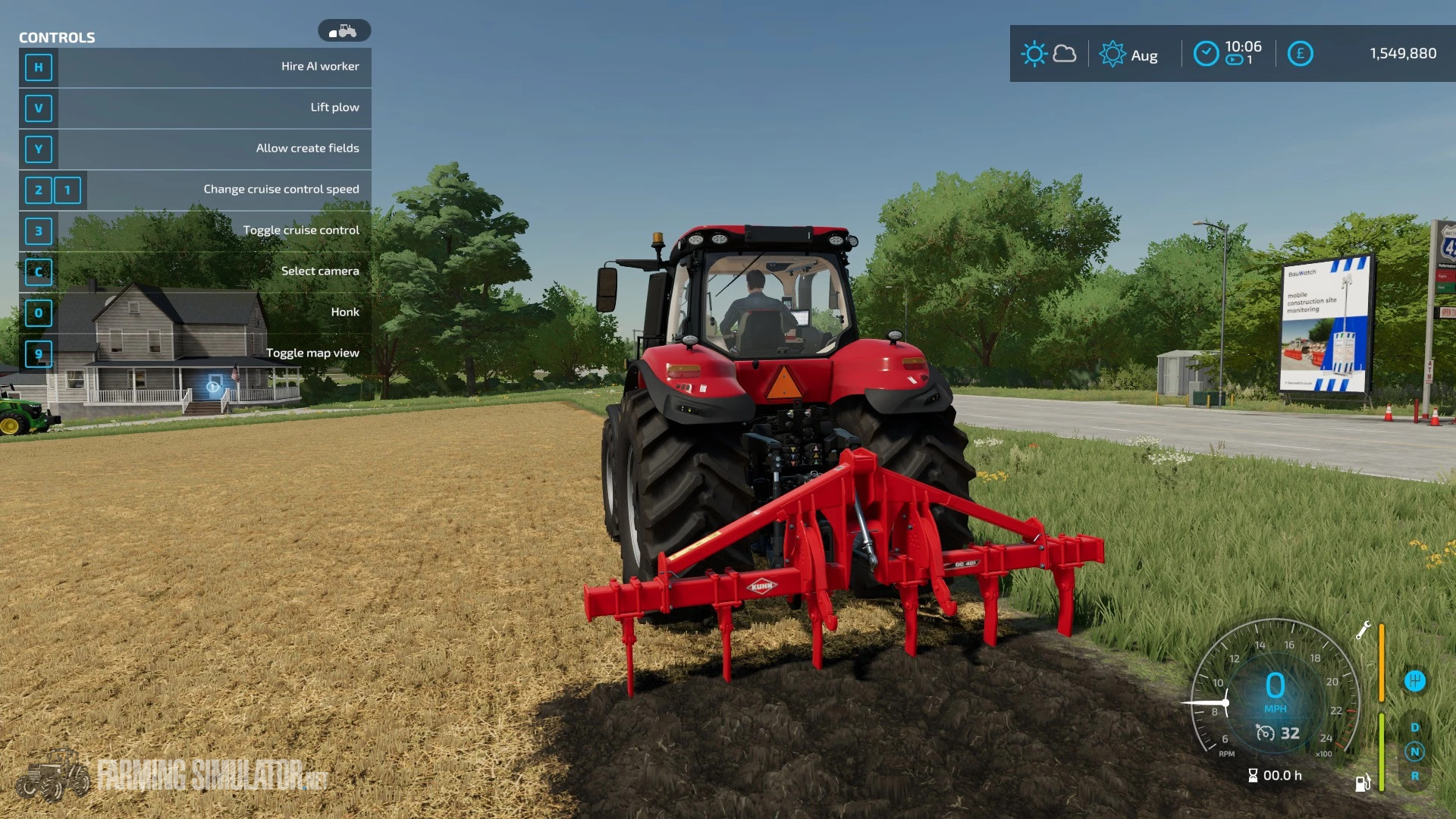 FS22 Kuhn DC401 By Stevie - FS22 Implements & Tools