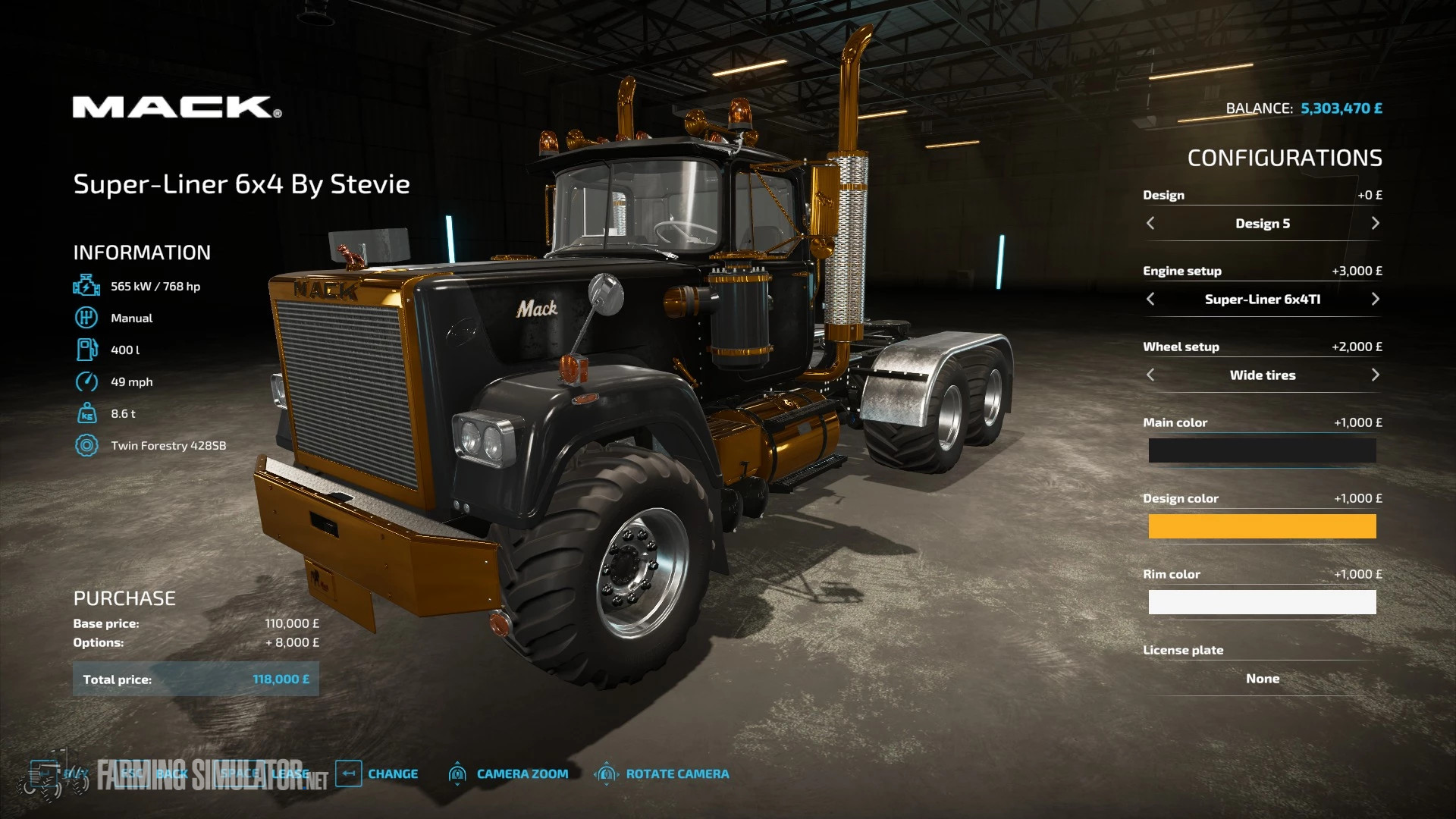 Superliner 6x4 1979 By Stevie v 1.0 - FS22 Trucks