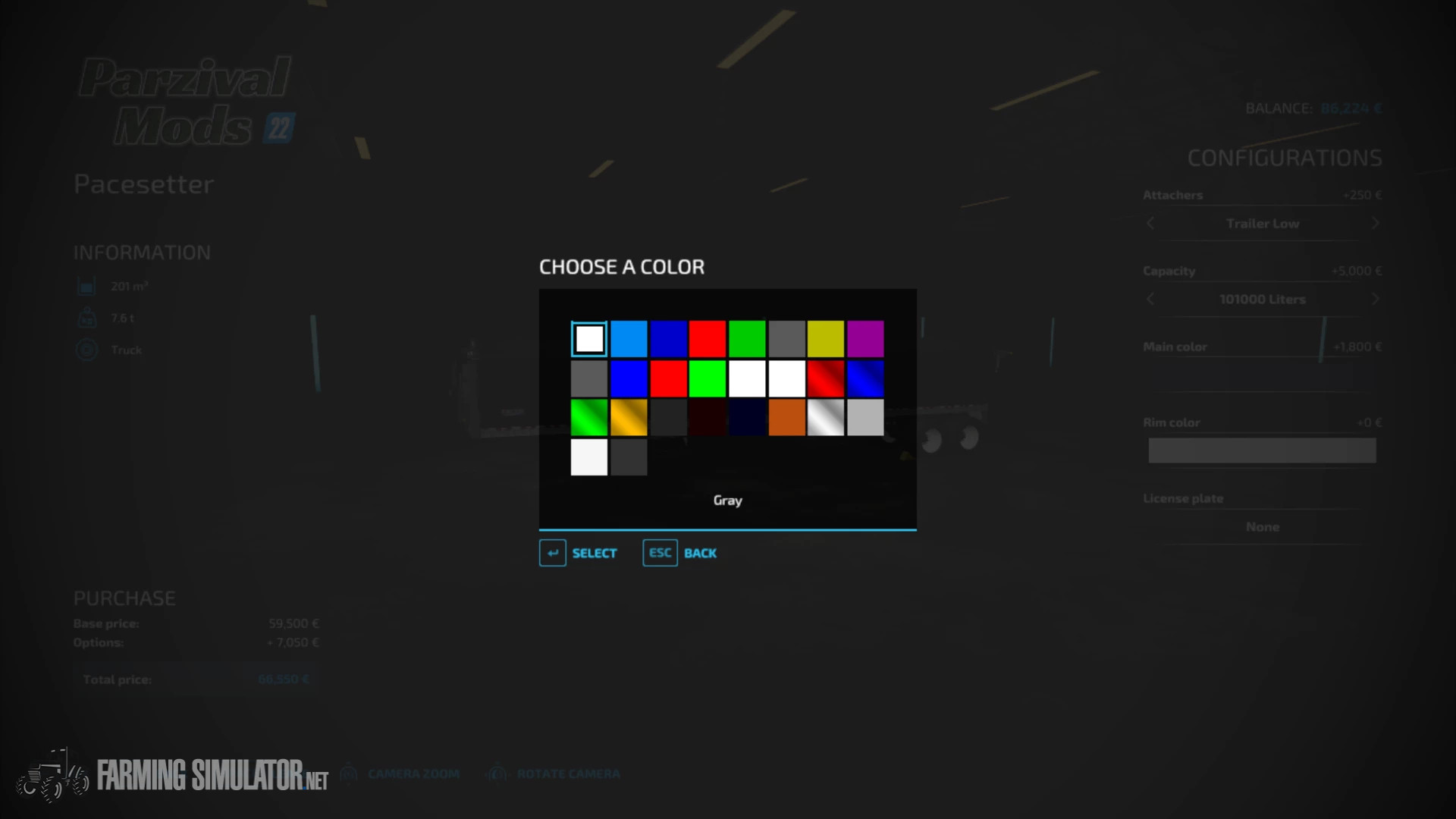 FS22 Wilson Pacesetter BULK Hitch v 1.0 - FS22 Trailers