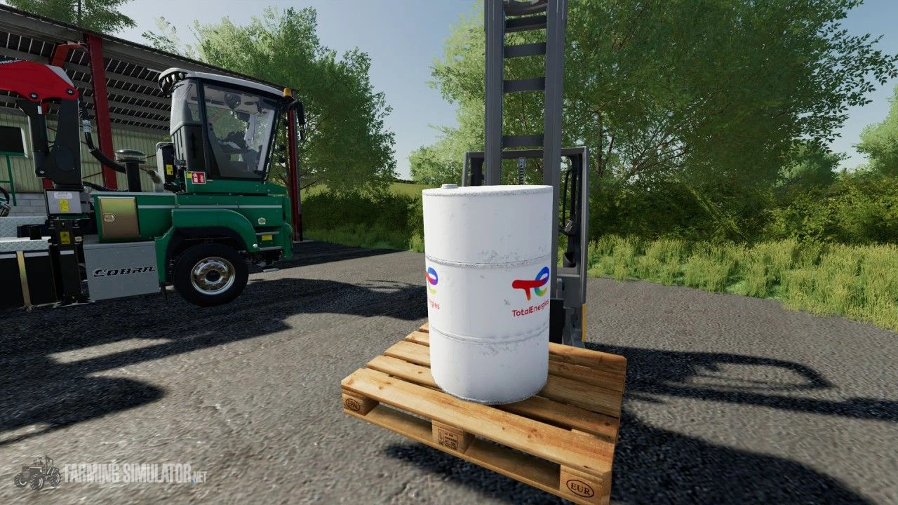 Barrel of oil Total Energies v 2.0 - Farming Simulator 22 Mods
