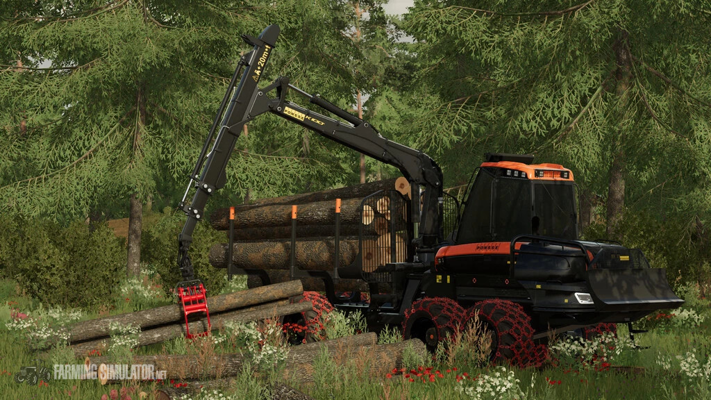 Ponsse Bison Active Frame Shuttle v 1.0.1.1 - Farming Simulator 22 Mods