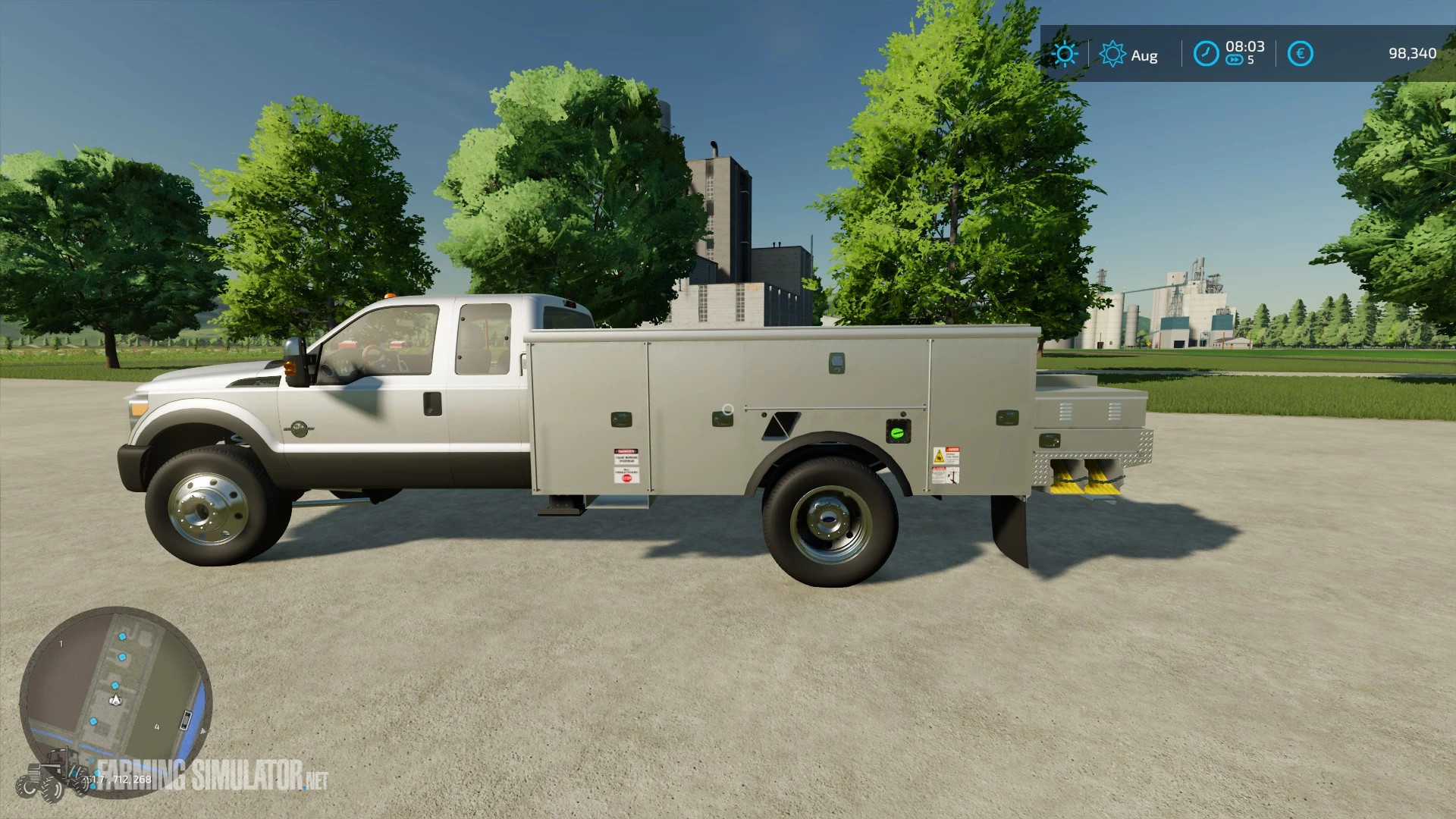 F350 Bucket truck v 1.0 - Farming Simulator 22 Mods