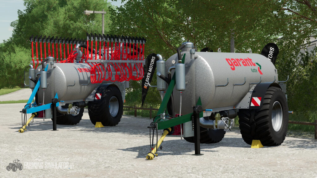 Galvanized Slurry Tank Set v 1.0 - Farming Simulator 22 Mods