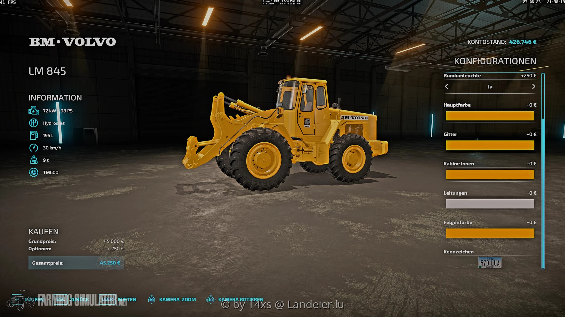 Volvo LM 845 Weekend Farmers Edition v 1.0 - Farming Simulator 22 Mods