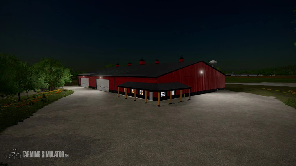 American Shed With Lounge v 1.0 - Farming Simulator 22 Mods