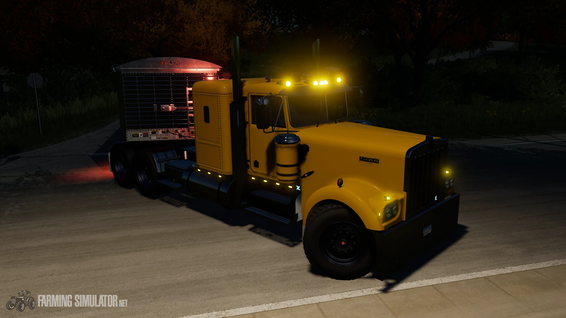 Kenworth W900A Flat Top v 1.8.2 - Farming Simulator 22 Mods