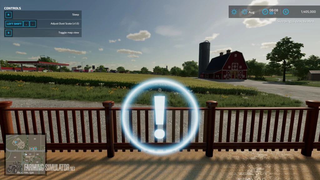 Disable Sleep v 1.0 - Farming Simulator 22 Mods