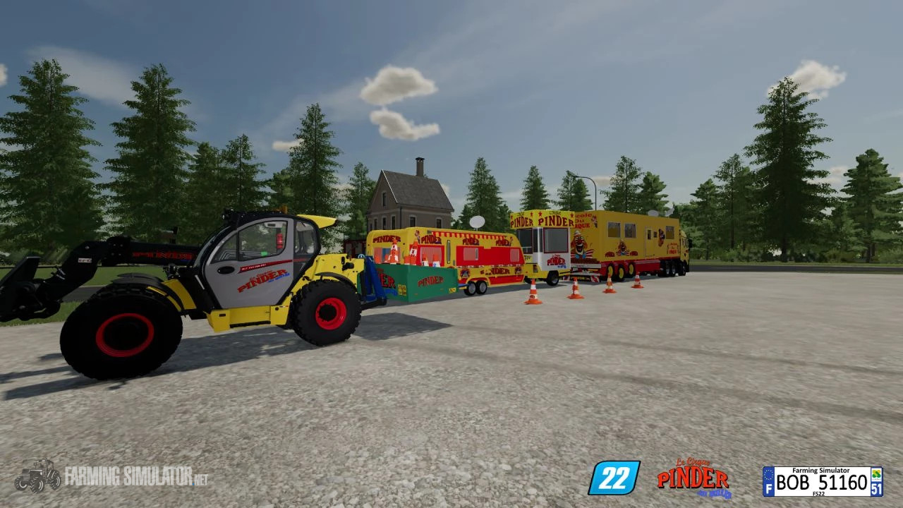 PINDER construction cone v 1.0 - Farming Simulator 22 Mods
